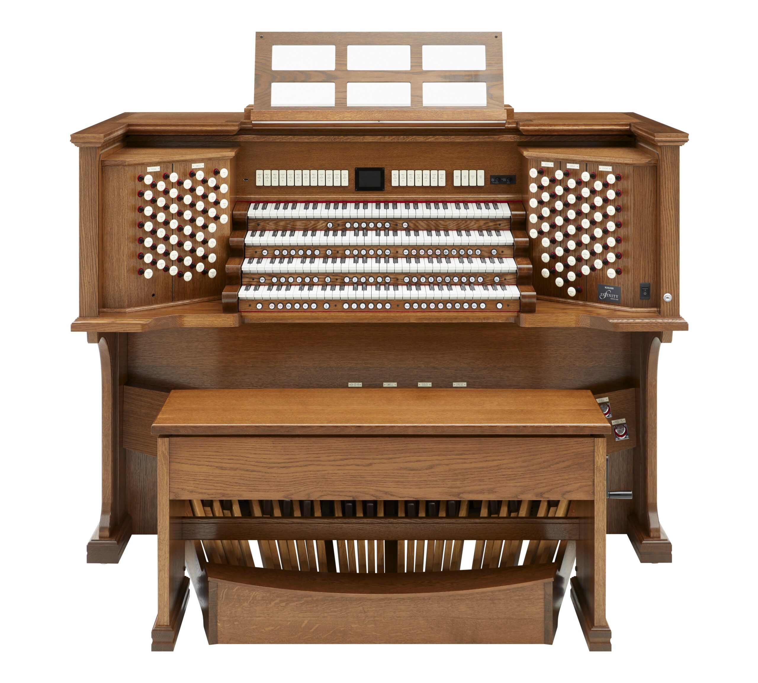 Rodgers Infinity 489L - 4-Manual Lighted Drawknob Organ Console ...