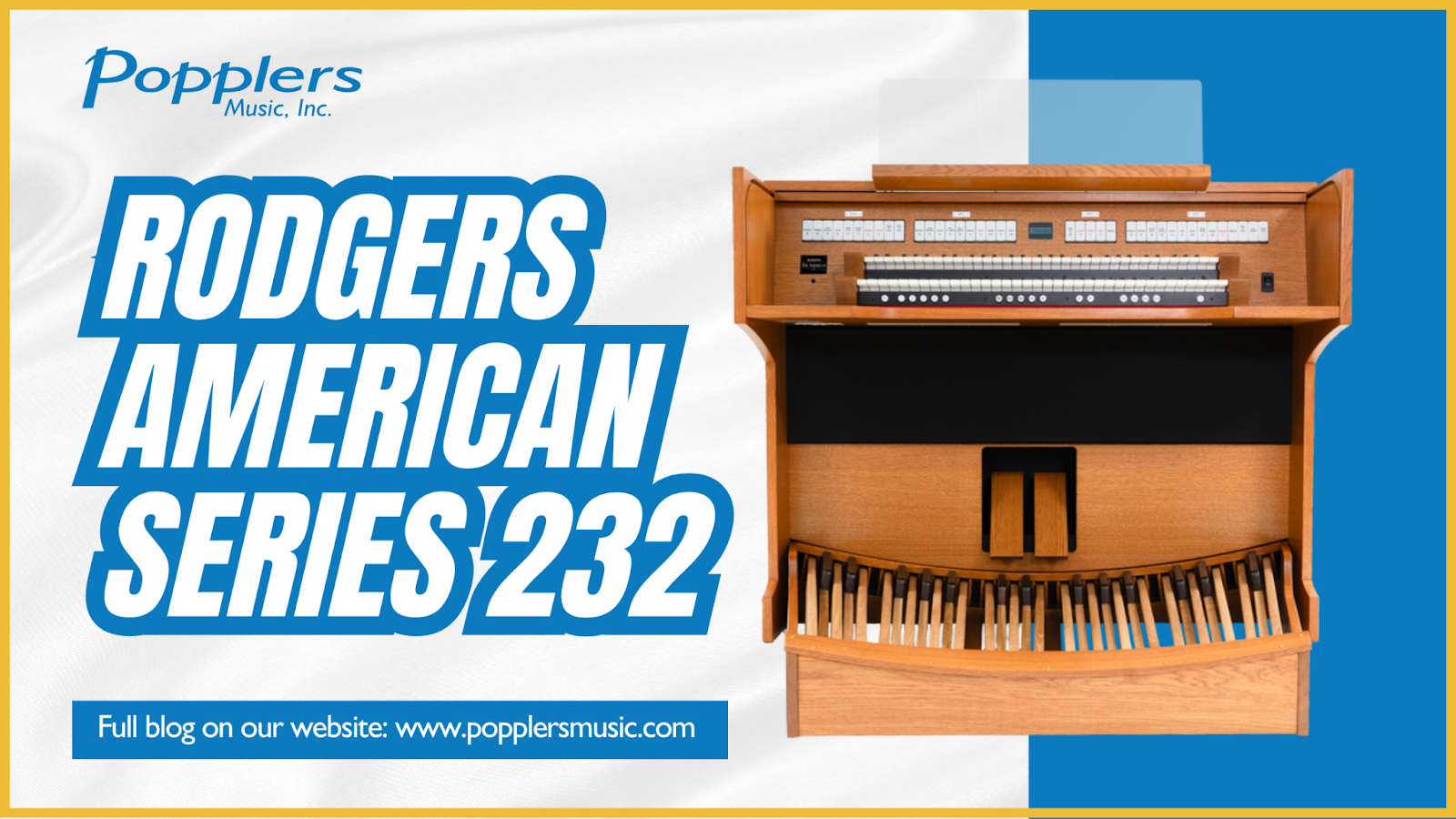 Rodgers American Series 232 Digital Organ Features, Specs, and Stoplist ...